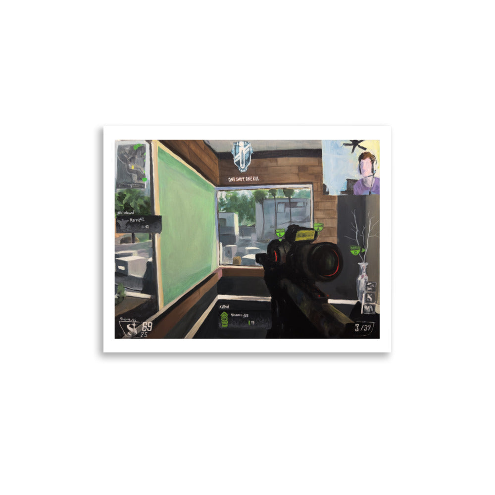 Sweatbannin - Scump (BO2) - Poster Print – Shone.gg