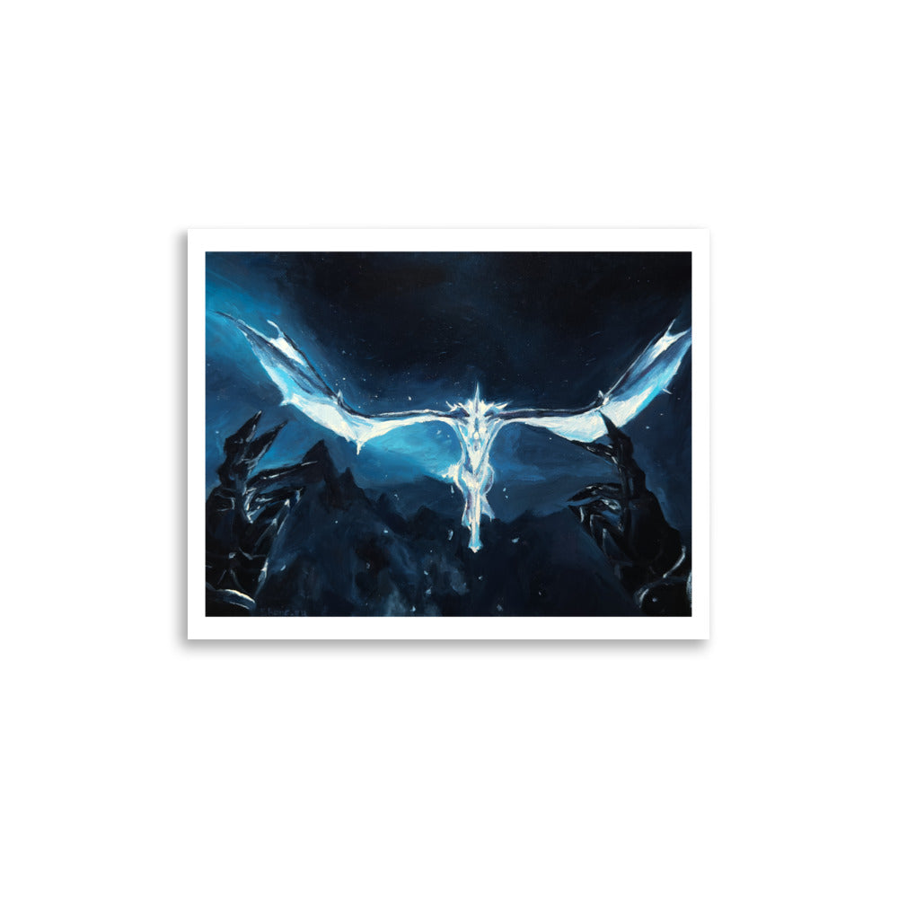 Ethereal Dragon (Skyrim) - Poster Print – Shone.gg