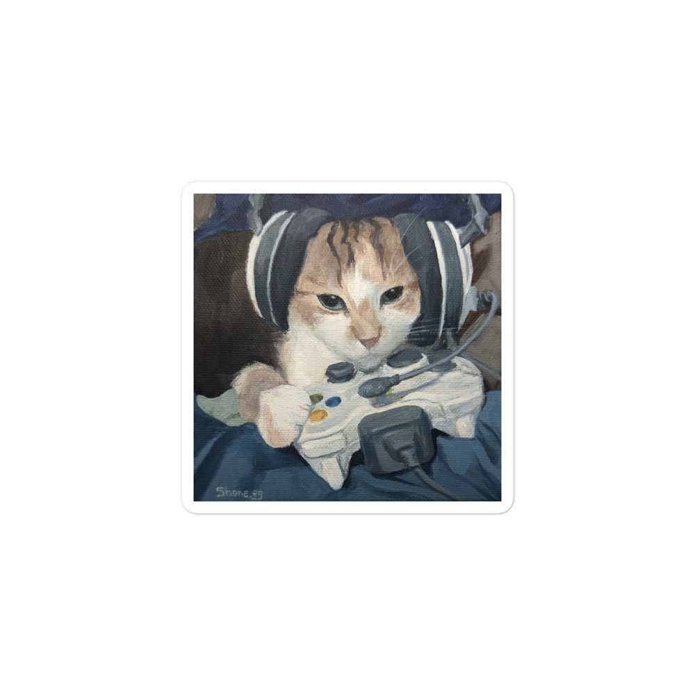 Gamer Cat - sticker – Shone.gg