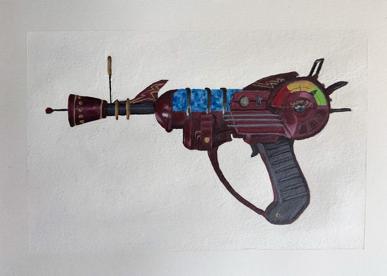 Raygun - Original Painting – Shone.gg