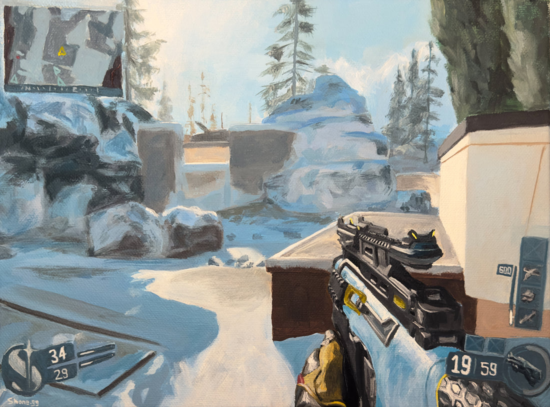 VMP (Ice Camo) - Original Painting – Shone.gg