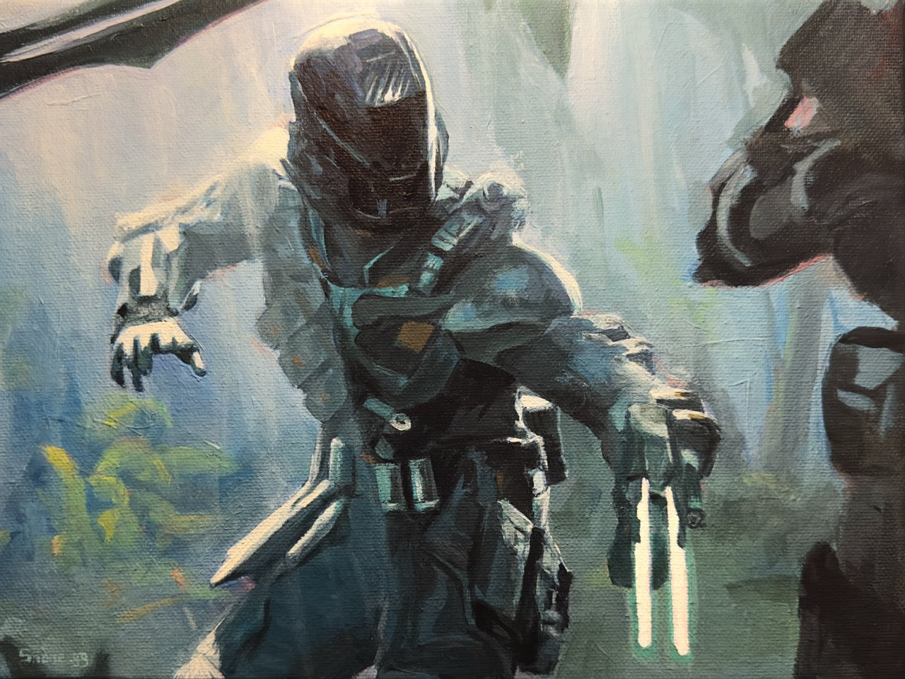 Spectre (BO3) - Original Painting – Shone.gg